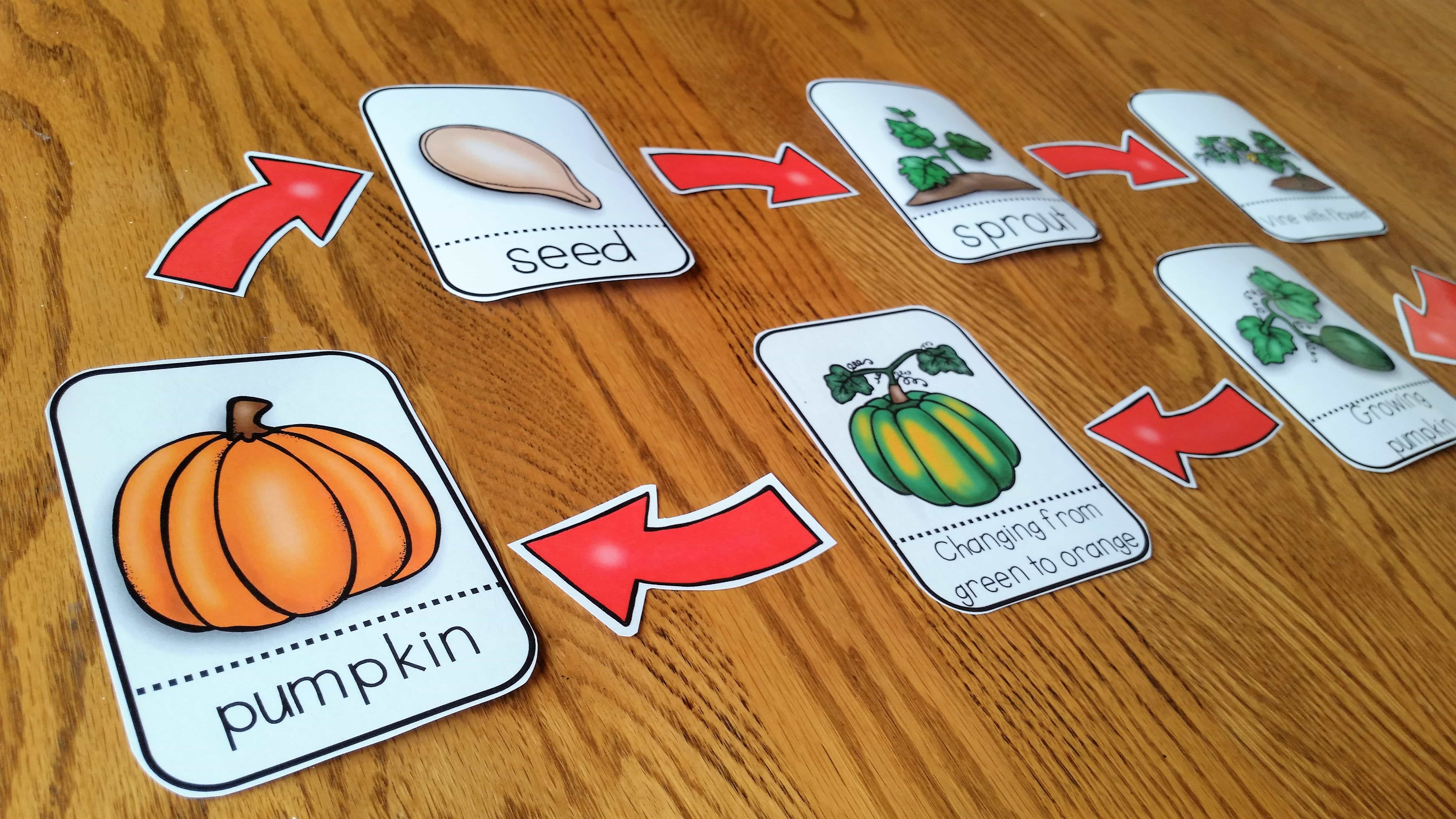 Pumpkin Activities for Reading, Writing, Math and Science