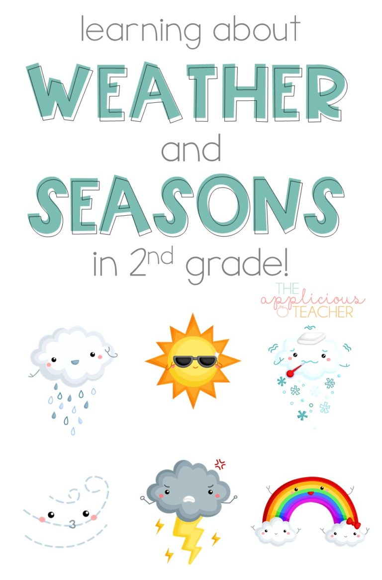 Learning About the Weather and Seasons in 2nd Grade - The Applicious ...