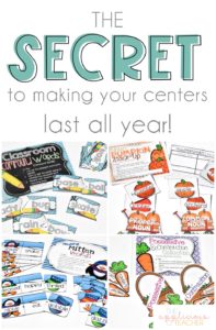The Secret to Making Your Centers Last All Year: Back To School