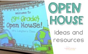 Open House with a few FREEBIES! - The Applicious Teacher