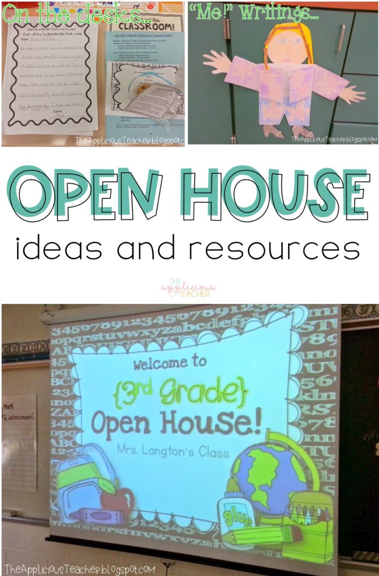 Open House with a few FREEBIES! - The Applicious Teacher