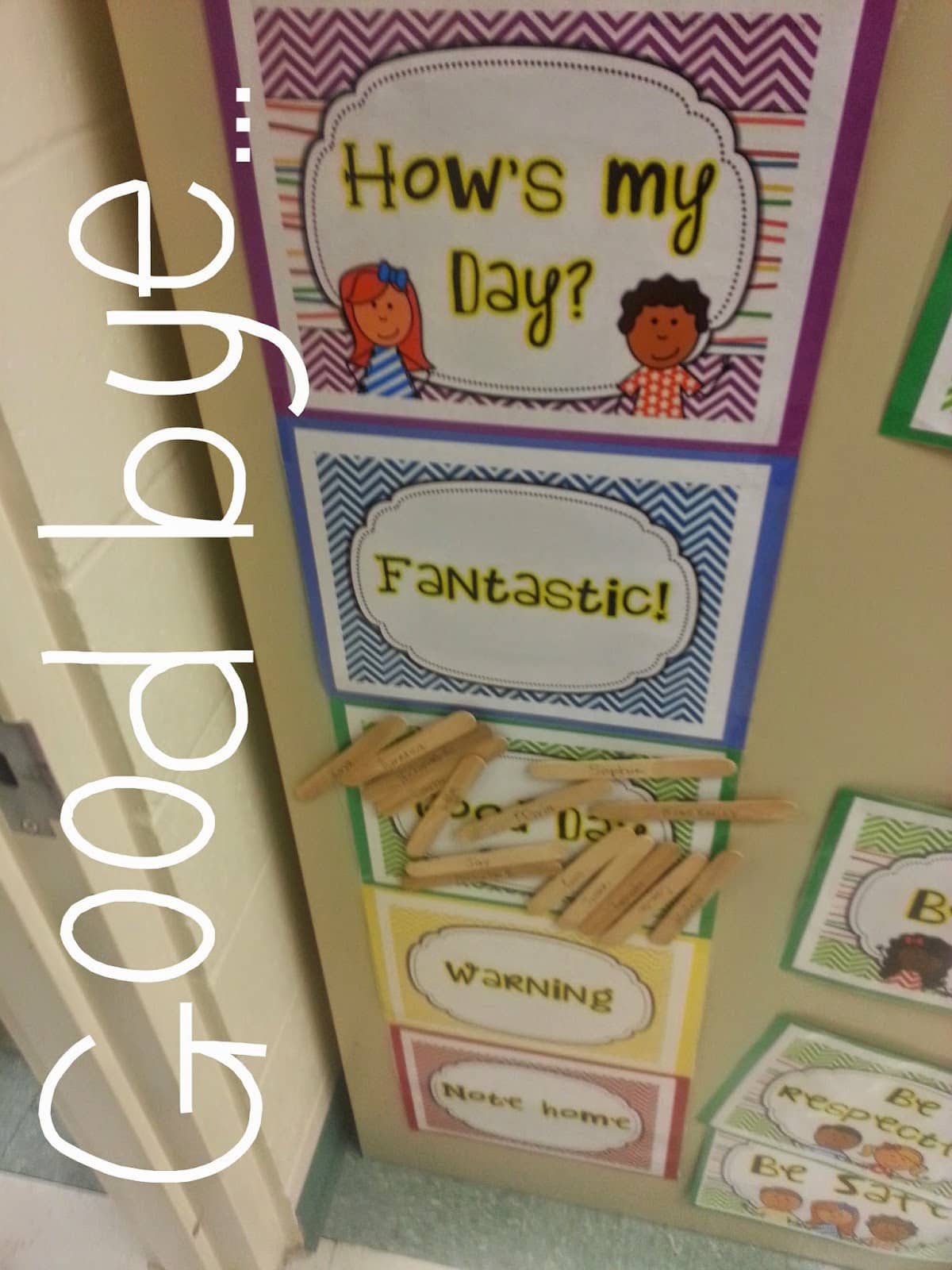 GoodByeClipChart - The Applicious Teacher