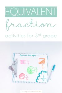 Equivalent Fractions - With a FREEBIE! - The Applicious Teacher