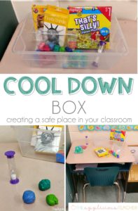 Using a Cool Down Box- Helping Students Self Regulate in the Classroom