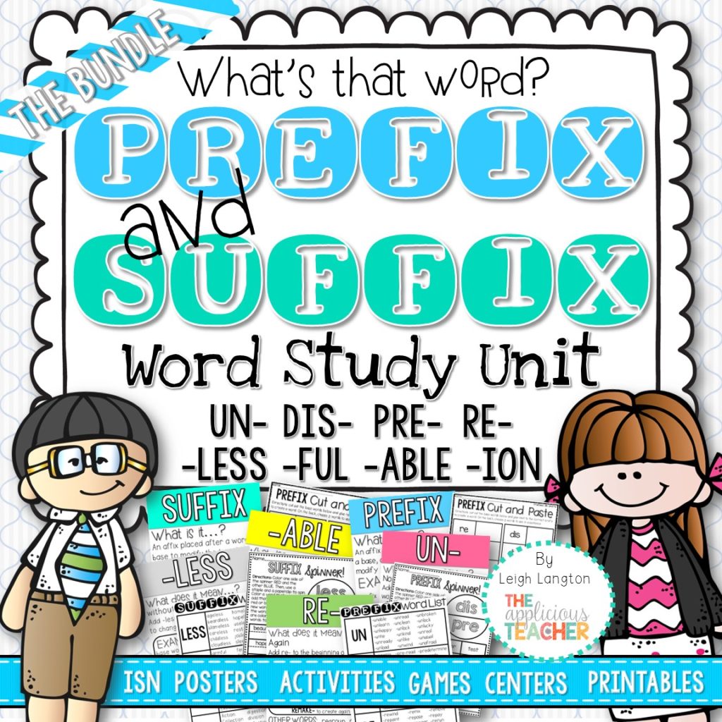 Prefix Activities for 3rd Grade: Wordy Study for Prefixes
