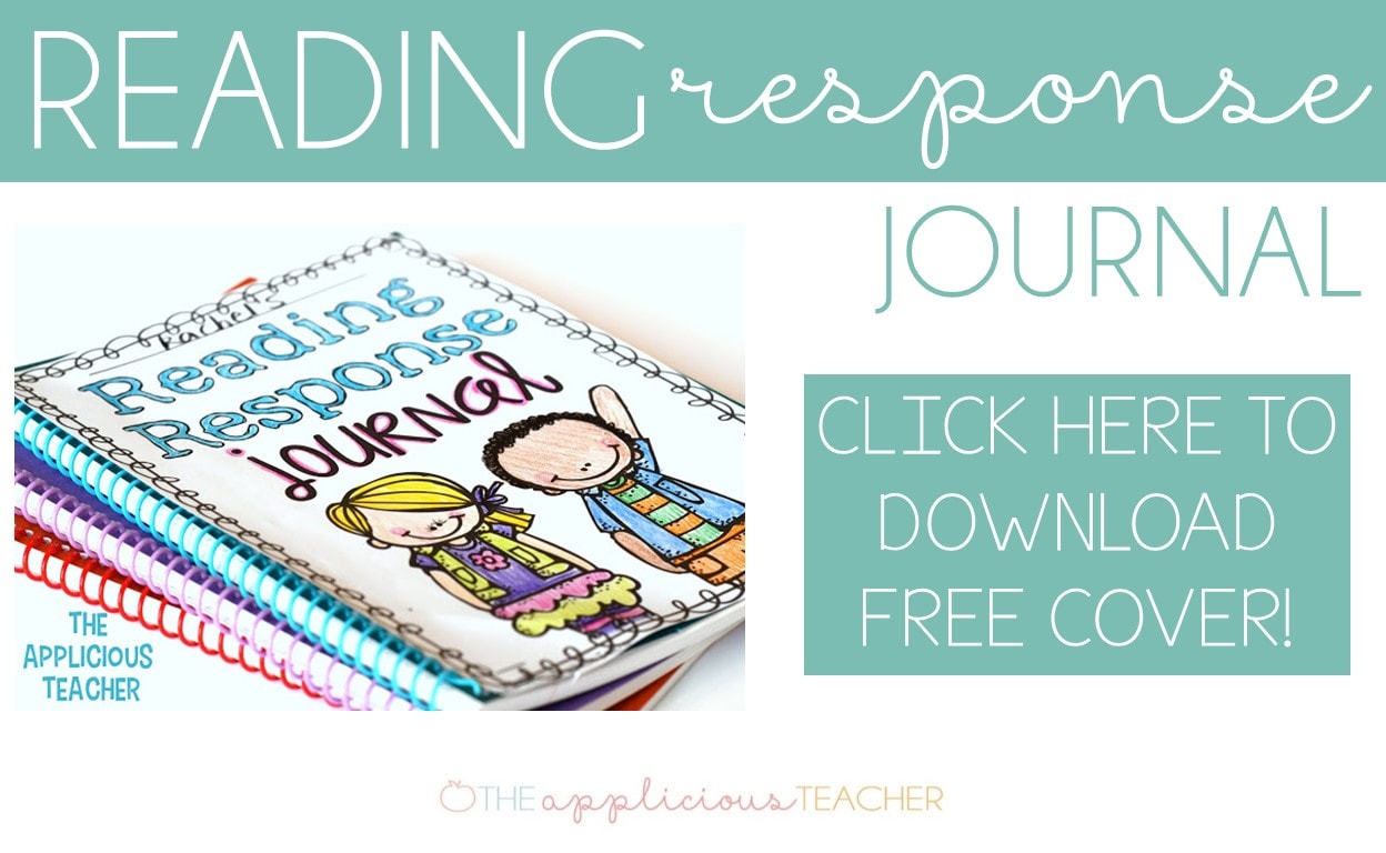 Reading Response Journal download image - The Applicious Teacher