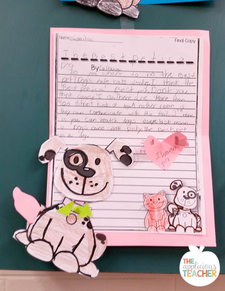 Persuasive Writing: the Battle of the Pets - The Applicious Teacher
