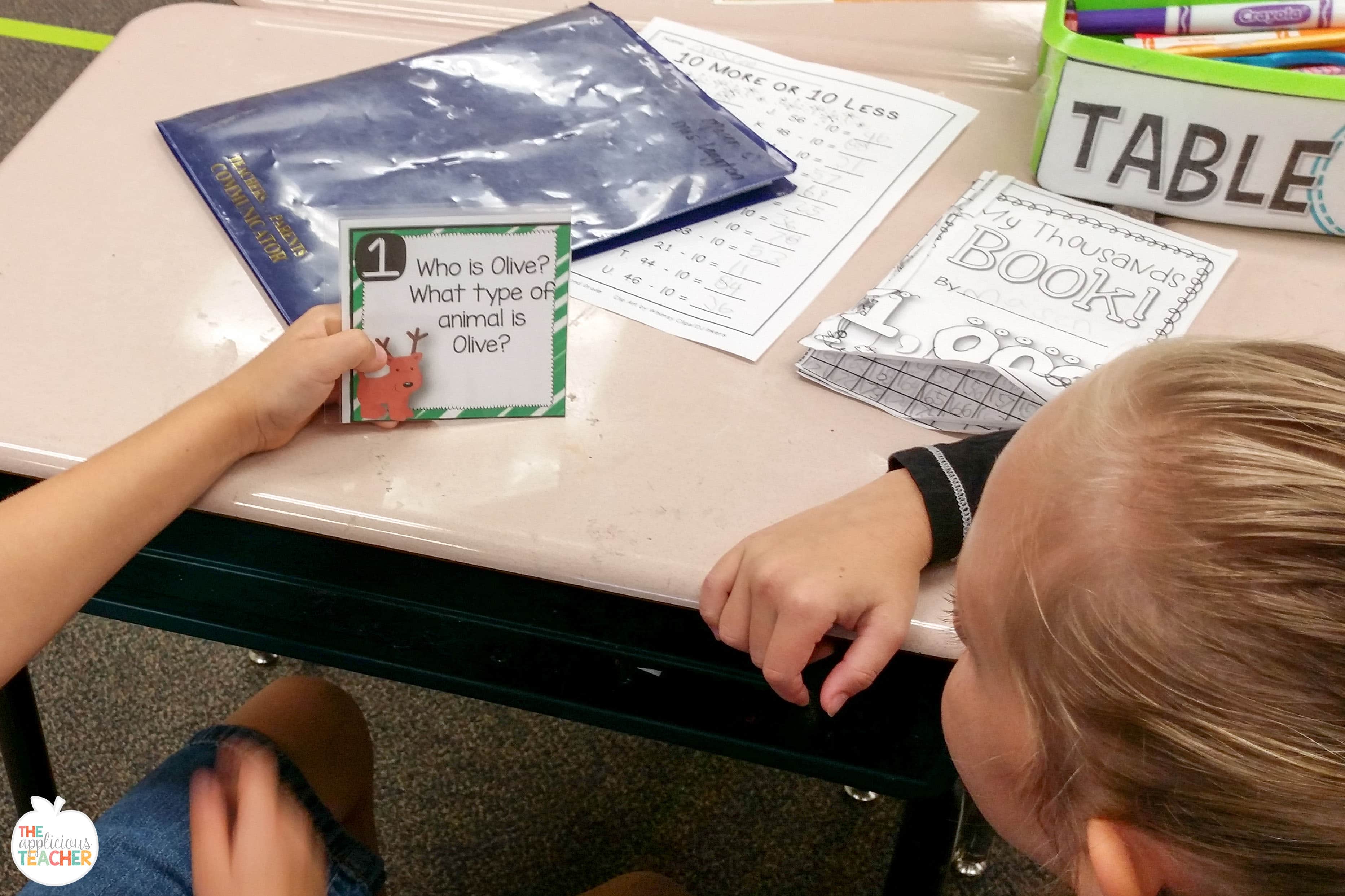 Olive the Other Reindeer Close Reading Activities for the Holidays