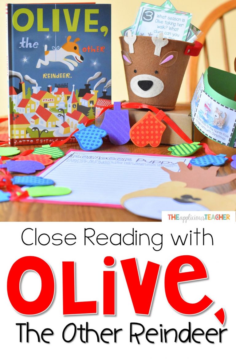 Olive the Other Reindeer Close Reading Activities for the Holidays