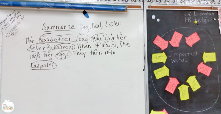 Summarizing in the Primary Classroom Comprehension Strategies