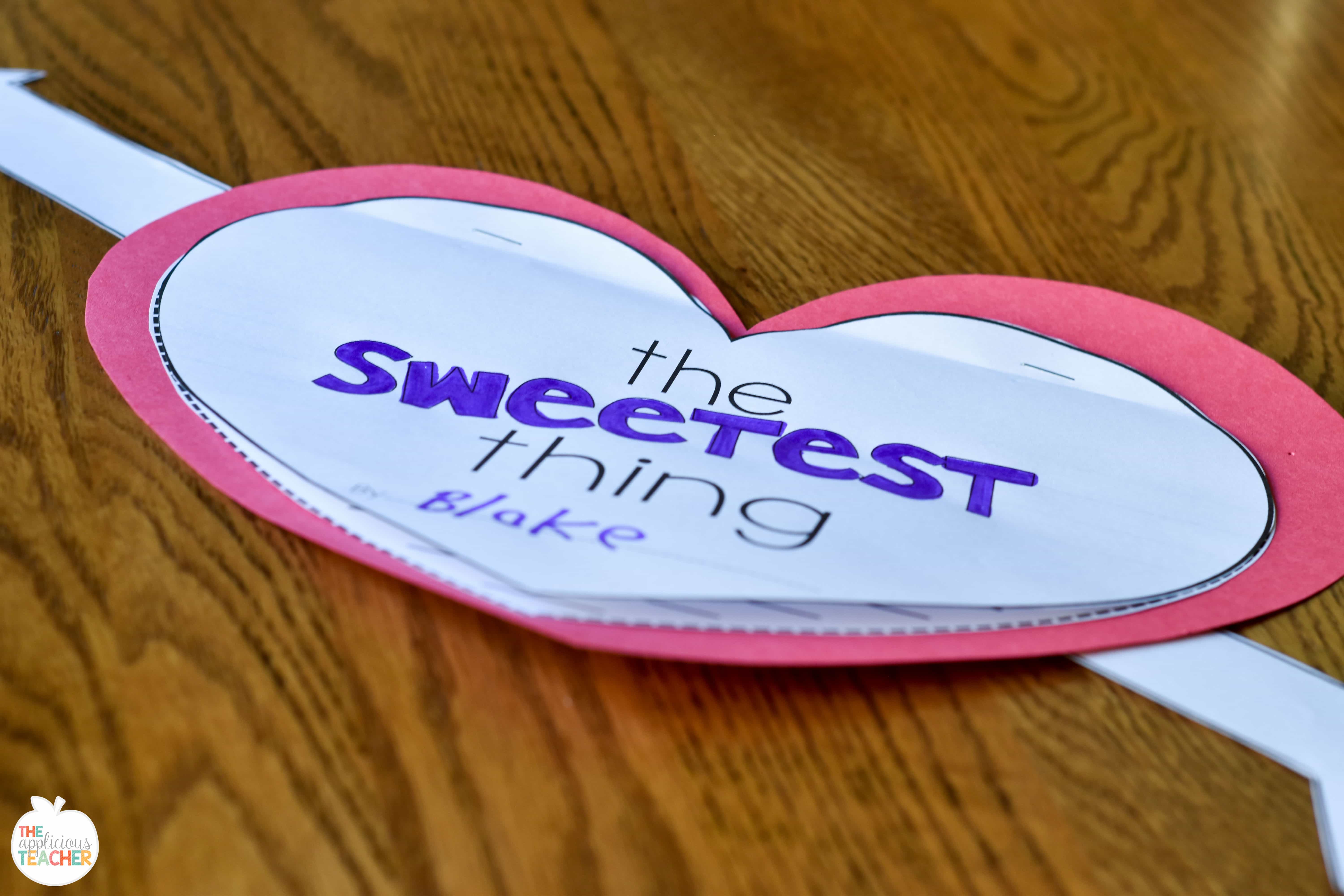 How Sweet It Is: Valentine's Day Writing - The Applicious Teacher