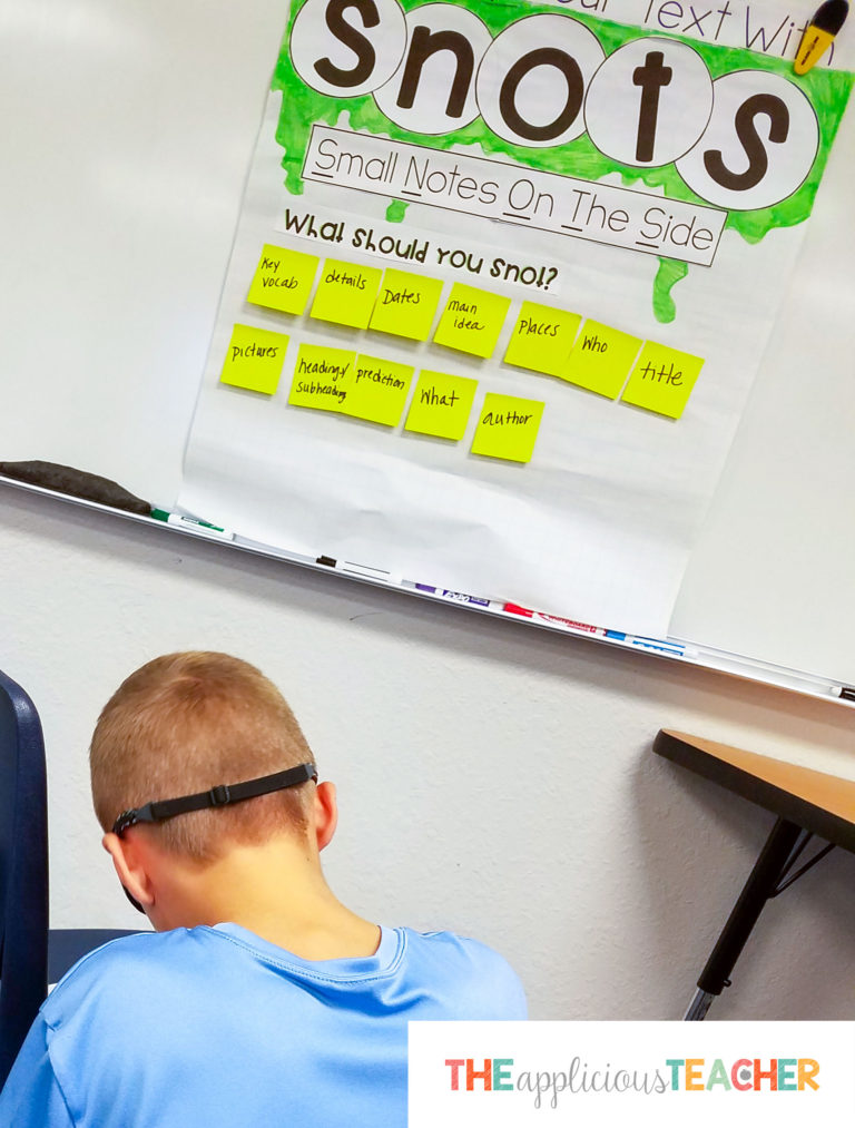 Using SNOTS to Teach Kids How to Annotate Text
