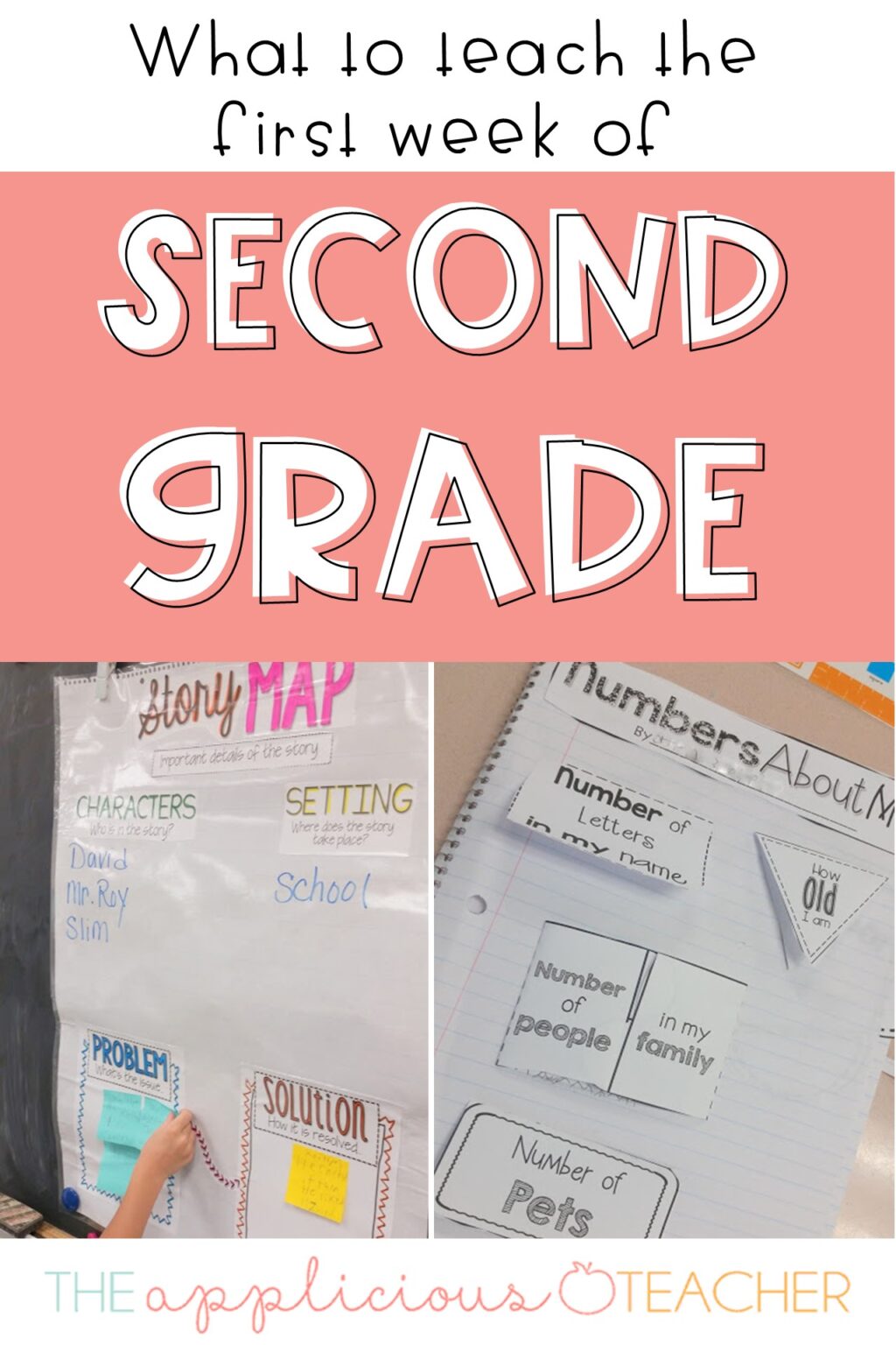 what to teach the first week of 2nd grade - The Applicious Teacher