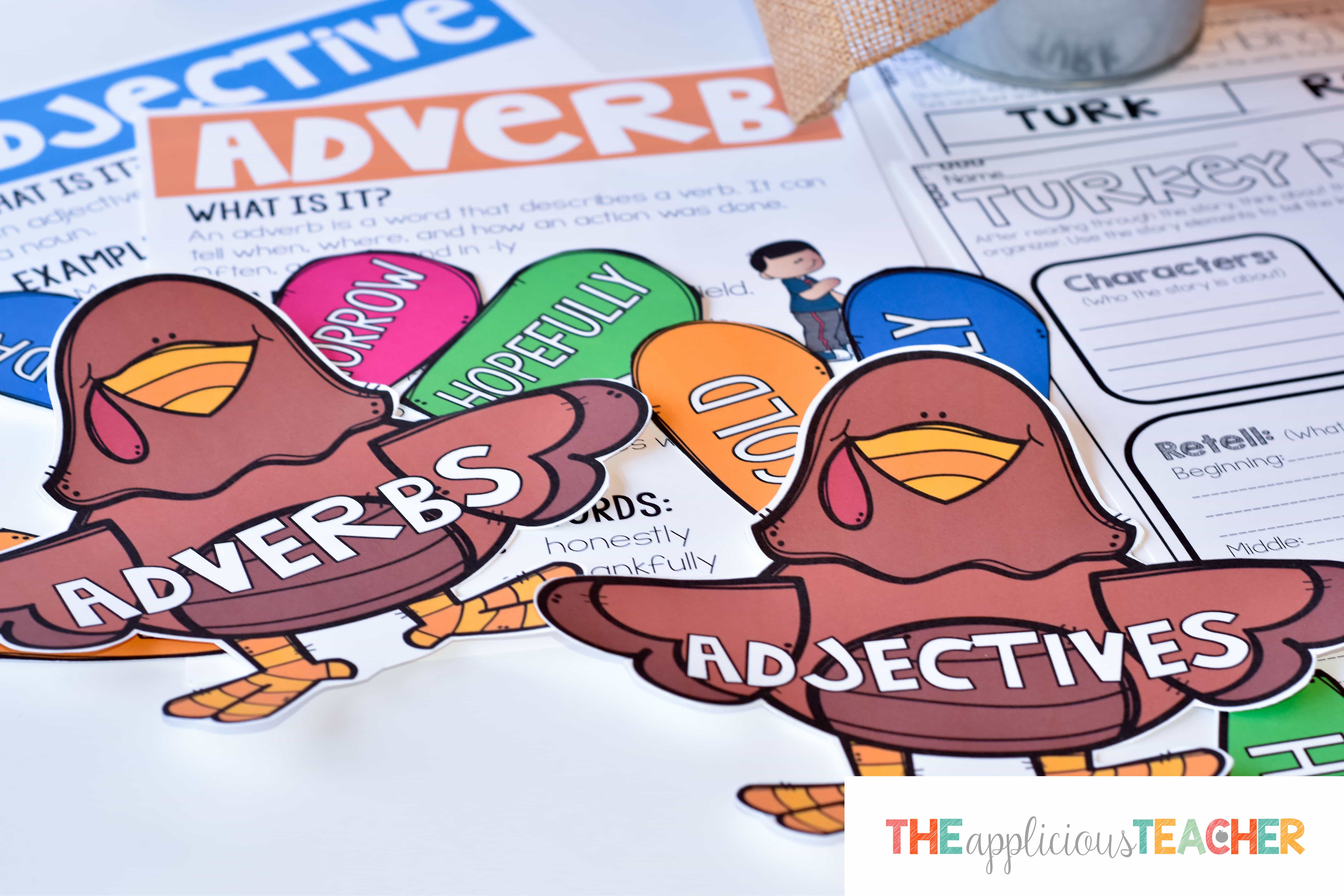 Turk and Runt Close Reading Activities for Thanksgiving