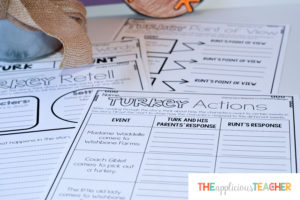 Turk and Runt Close Reading Activities for Thanksgiving