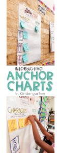 Interactive Anchor Charts in Kindergarten - The Applicious Teacher