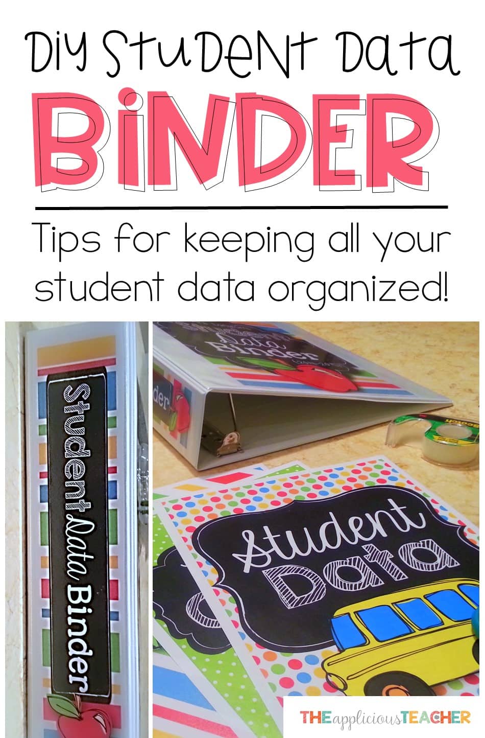 Student Data Binder: Keeping your Student Data Organized