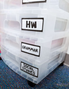 Organizing Your Weekly Lesson Plans: Weekly Drawer Organizer - The ...