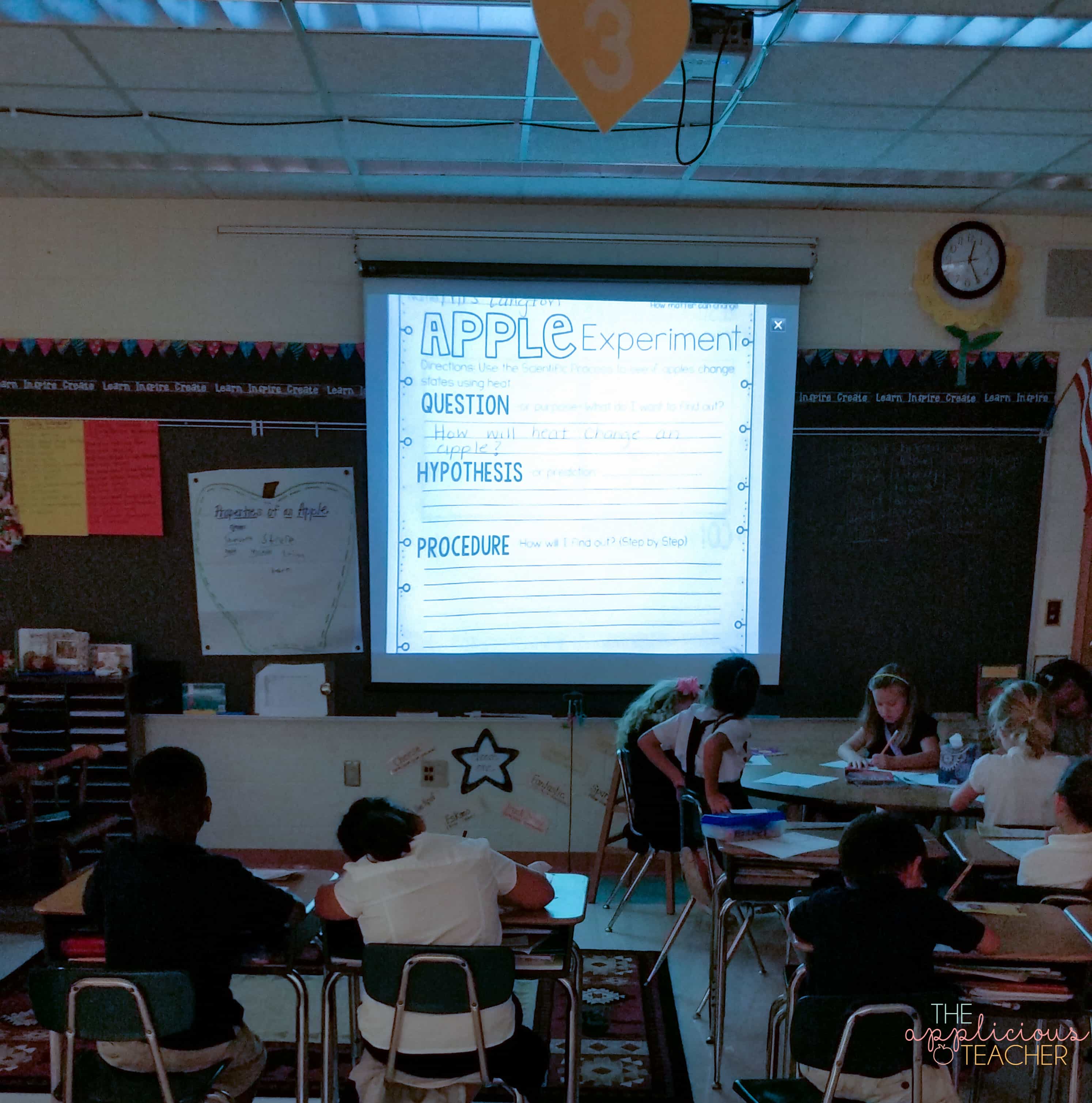 Properties of Matter Apple Experiment - The Applicious Teacher