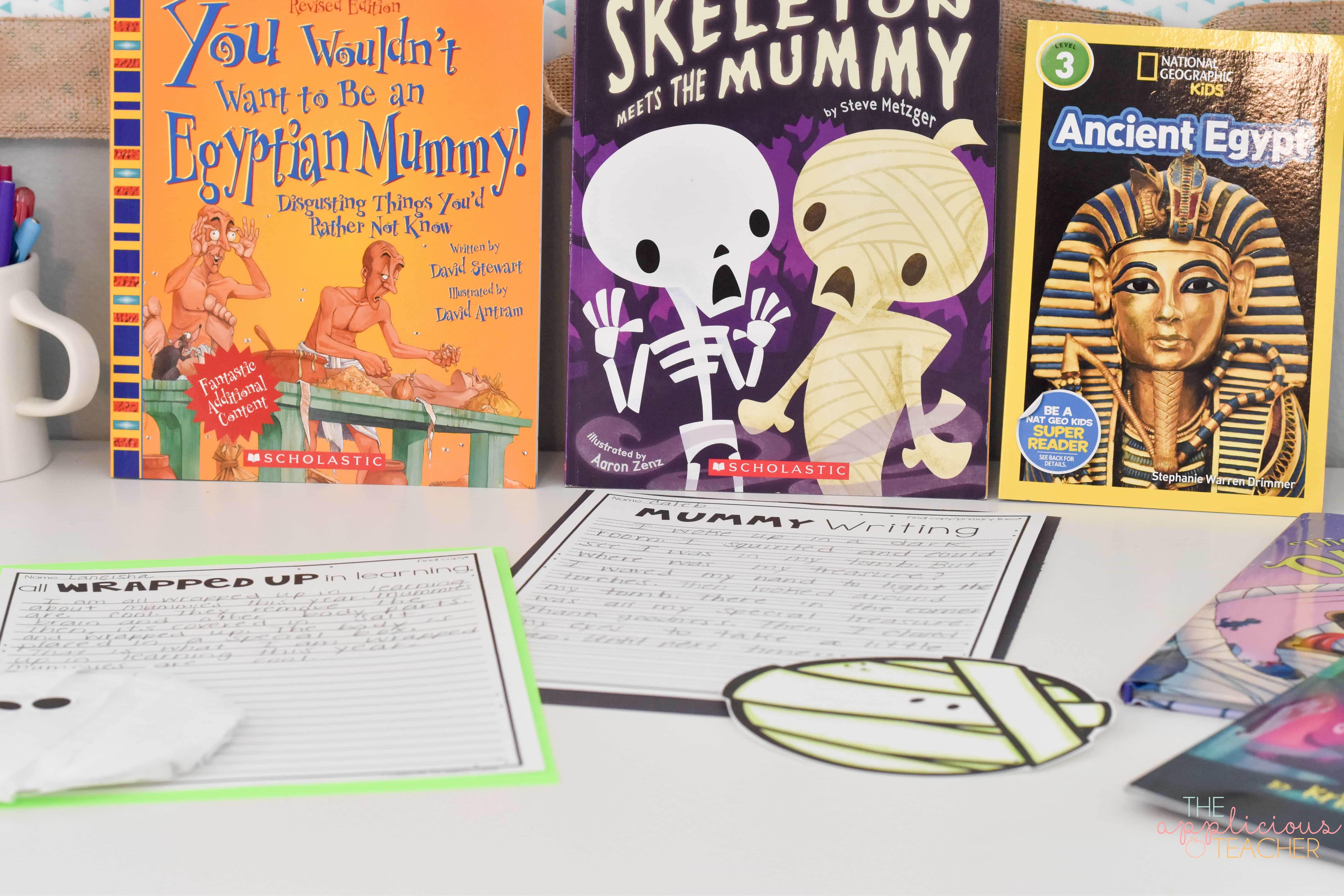 Halloween Mummy Writing Activity - The Applicious Teacher