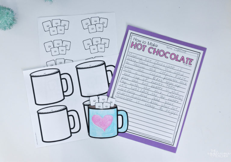 How to Writing: How to Make Hot Chocolate Writing Activity and Craft ...
