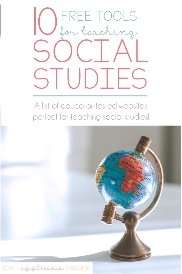 10 Free Tools for Teaching Social Studies - The Applicious Teacher