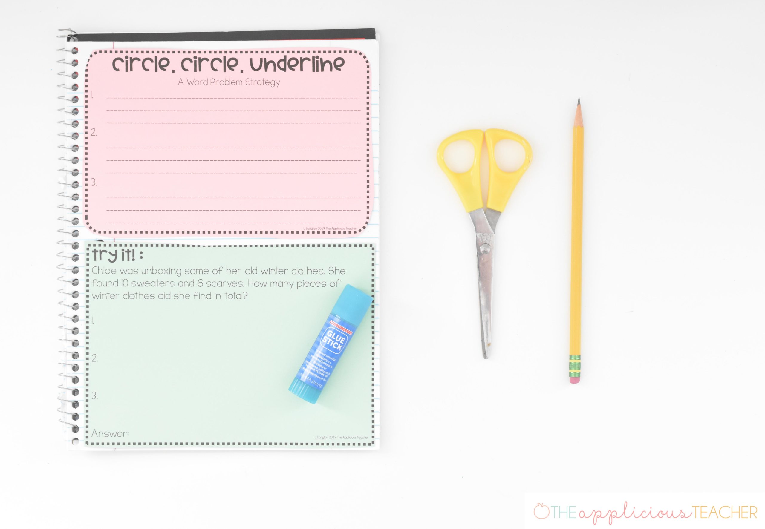 A Simple Word Problem Strategy: Circle, Circle, Underline