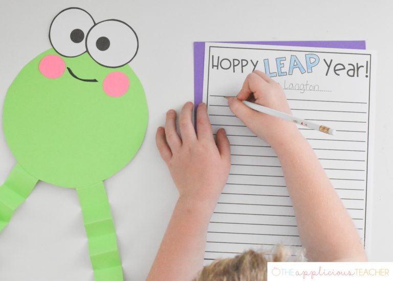 Hoppy Leap Year: Easy Leap Day Activity - The Applicious Teacher
