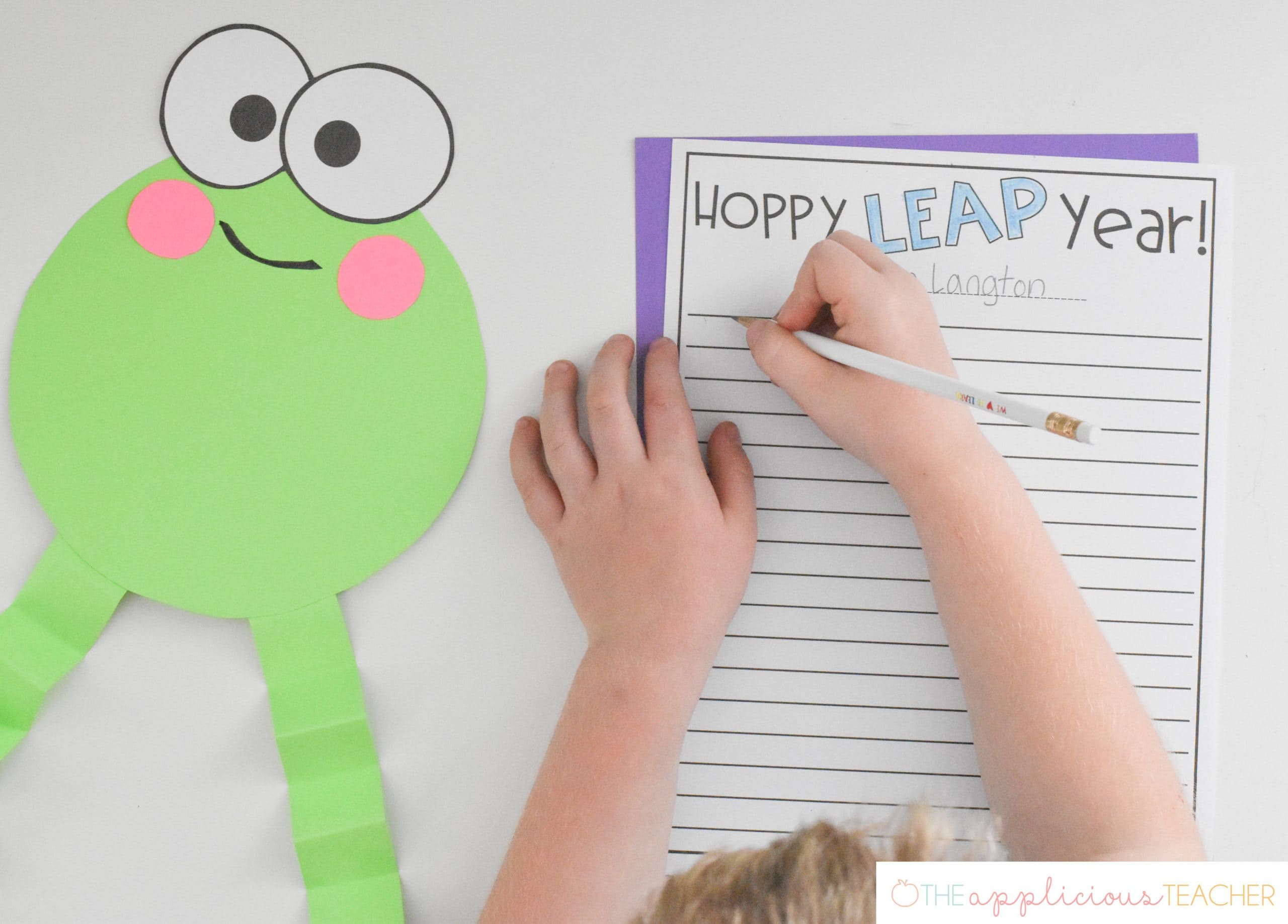 Hoppy Leap Year: Easy Leap Day Activity - The Applicious Teacher