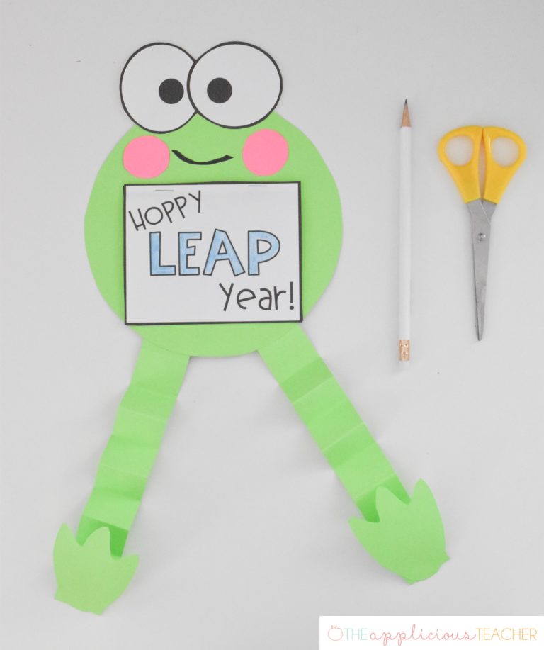 Hoppy Leap Year: Easy Leap Day Activity - The Applicious Teacher