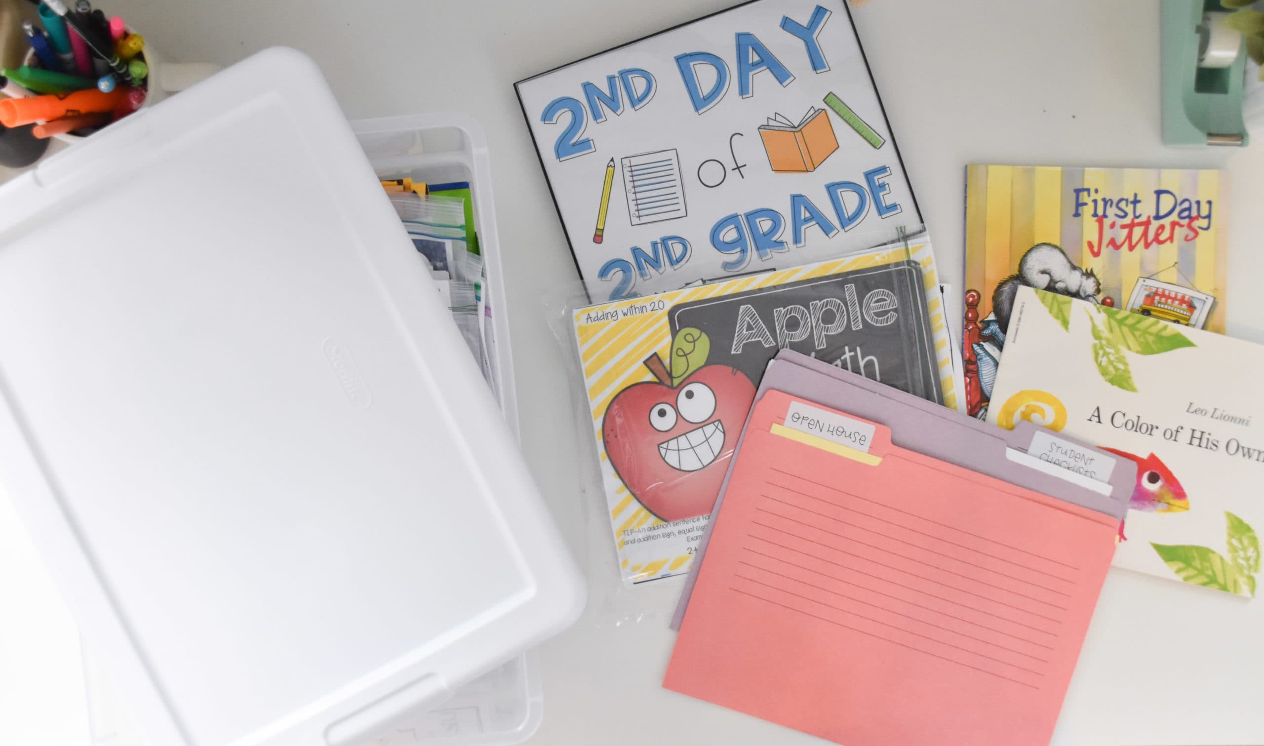 The Secret to Staying Organized Year After Year? Teaching Bins - The ...