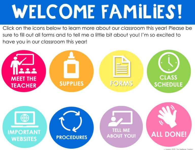 Virtual Meet the Teacher - The Applicious Teacher