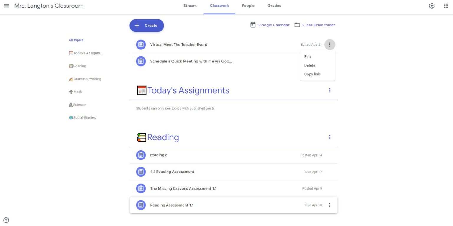 How to Organize Your Google Classroom for 2nd Grade - The Applicious ...