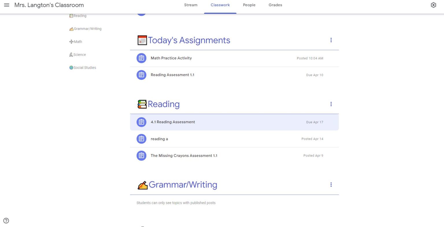 How to Organize Your Google Classroom for 2nd Grade - The Applicious ...