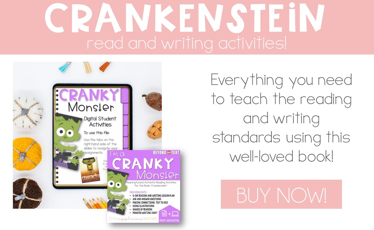 Crankenstein Activities for the Digital Classroom - The Applicious Teacher