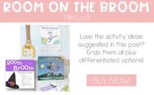 5 Literacy Building Ideas for Room on the Broom Activities