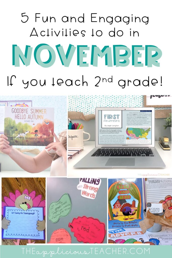 Activity ideas for November - The Applicious Teacher