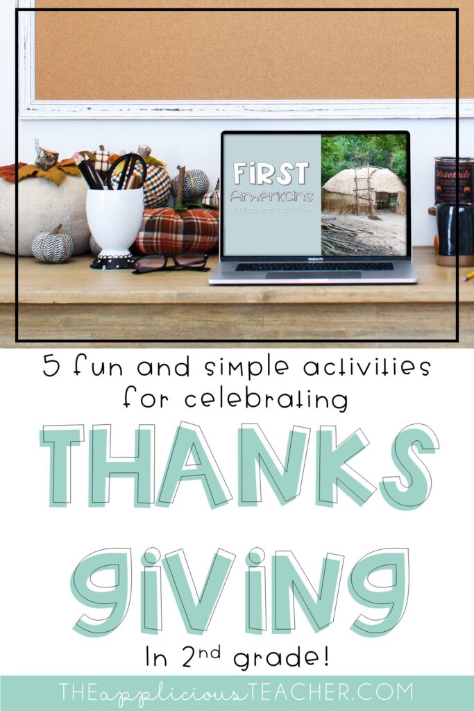 Activity ideas for thanksgiving - The Applicious Teacher