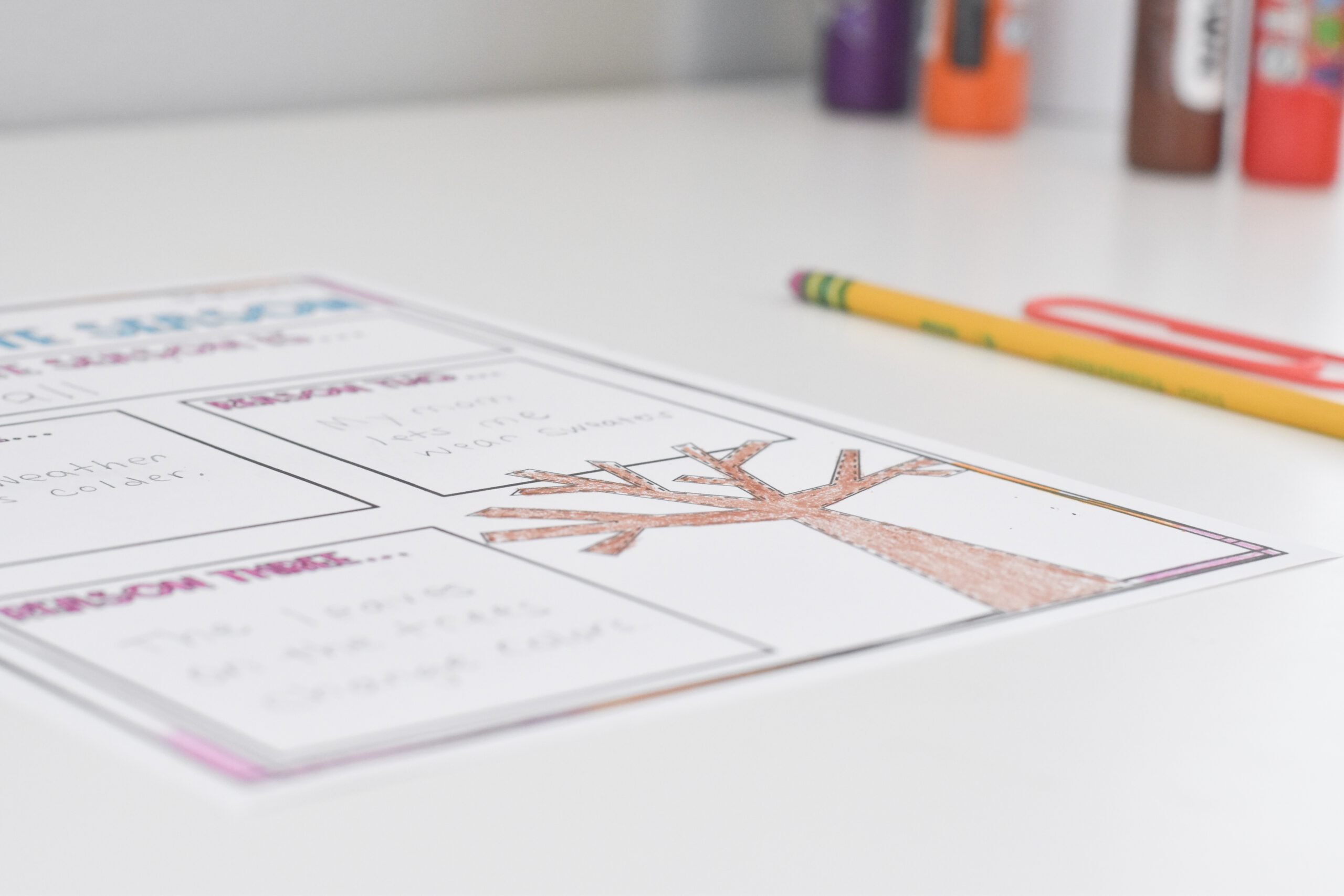 2nd Grade Opinion Writing: My Favorite Season - The Applicious Teacher