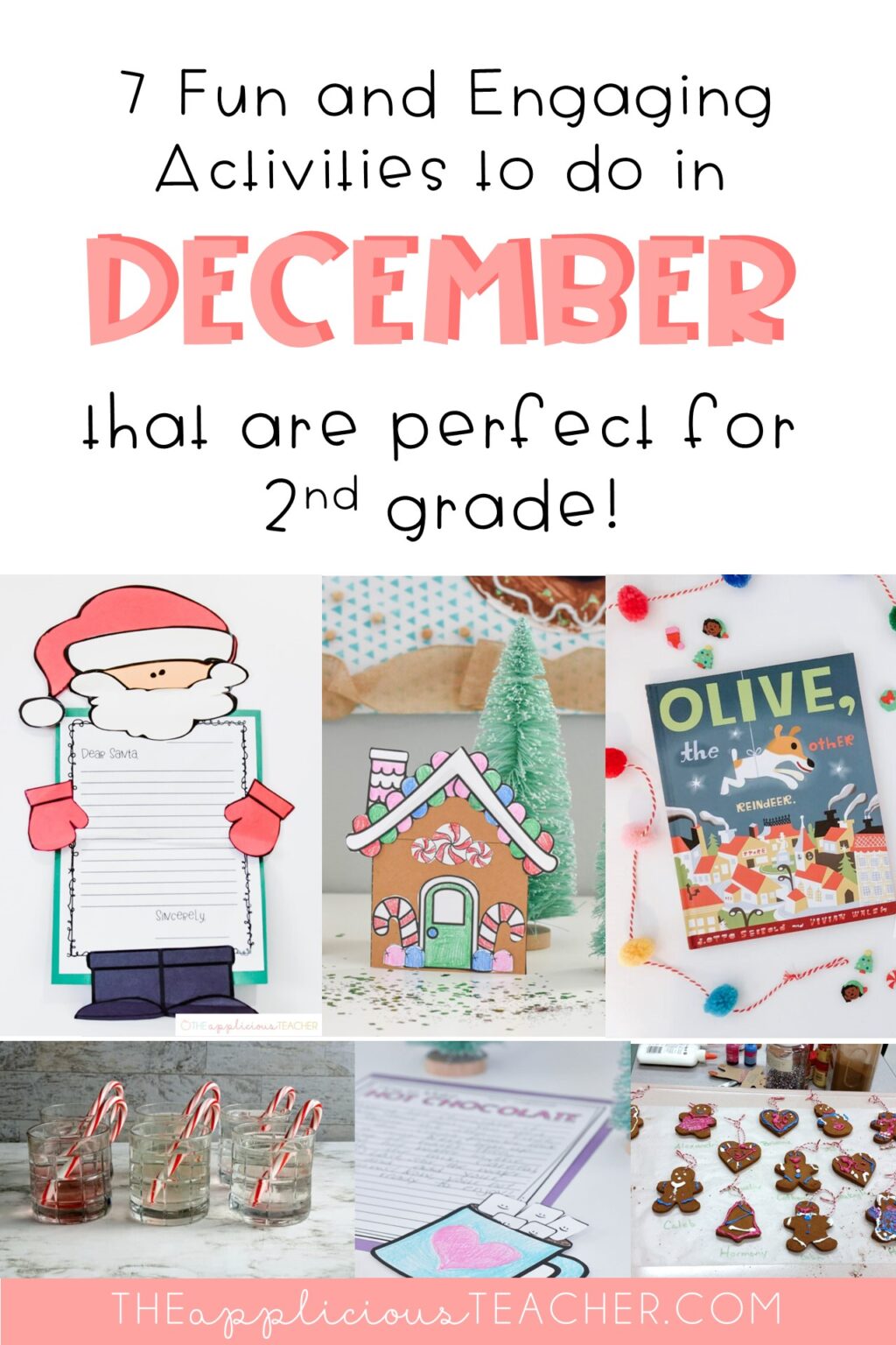7 Activities to do in December for 2nd Grade - The Applicious Teacher