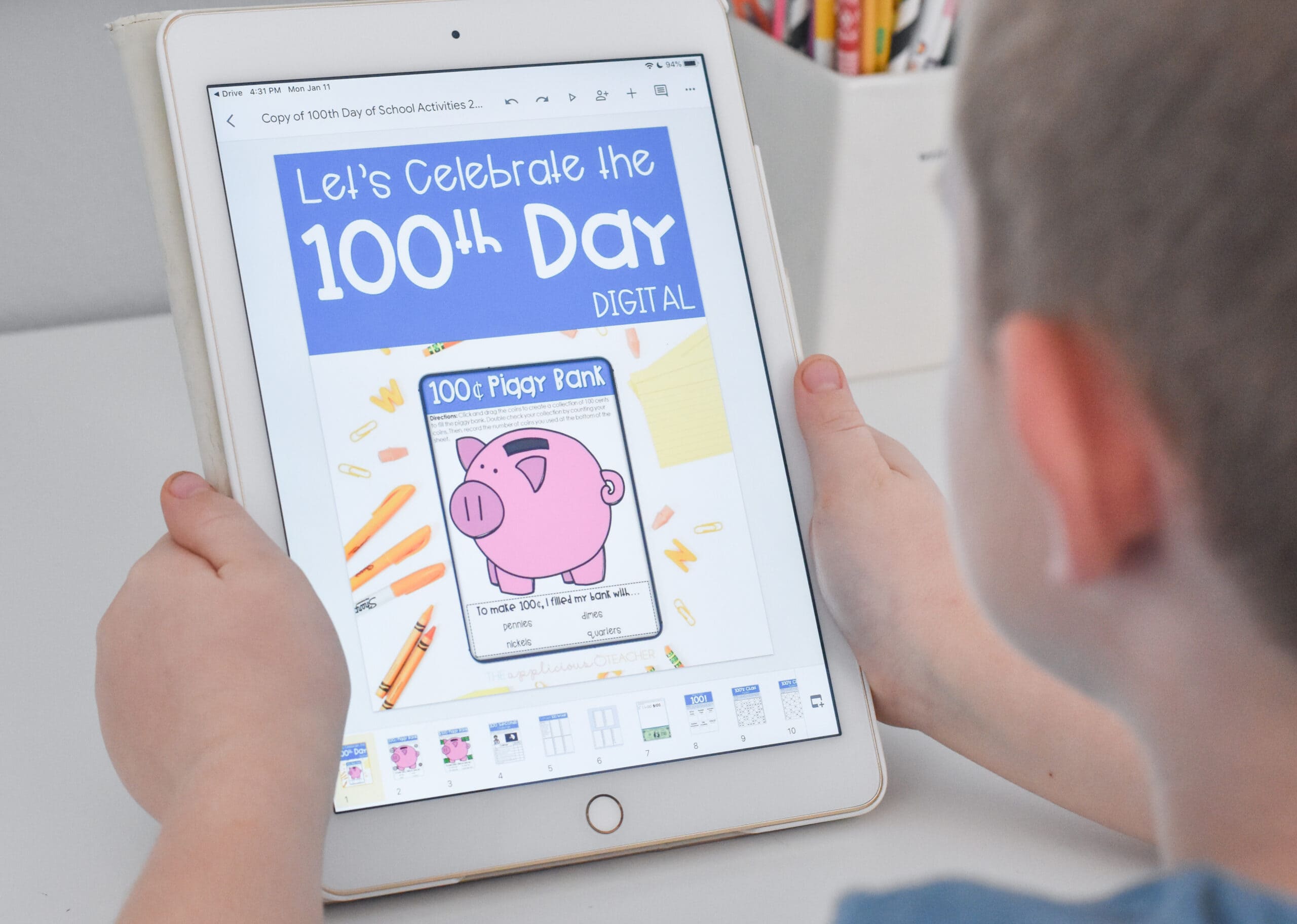 100th Day of School Activities for Your Virutal Classroom