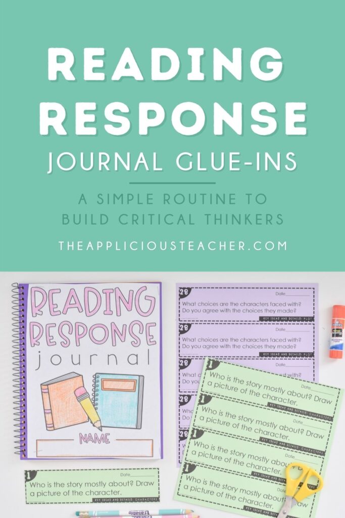 2 Reading Response Journal - The Applicious Teacher