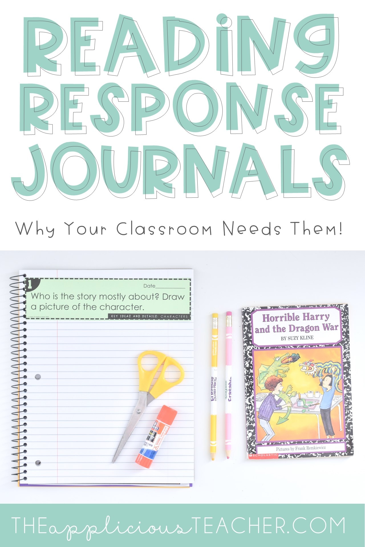why your classroom needs Reading Response Journals - The Applicious Teacher