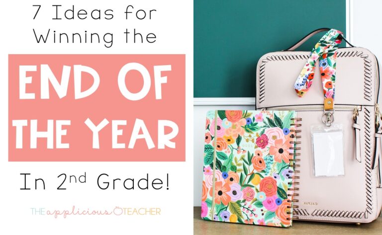 end of year activities 2nd grade - The Applicious Teacher