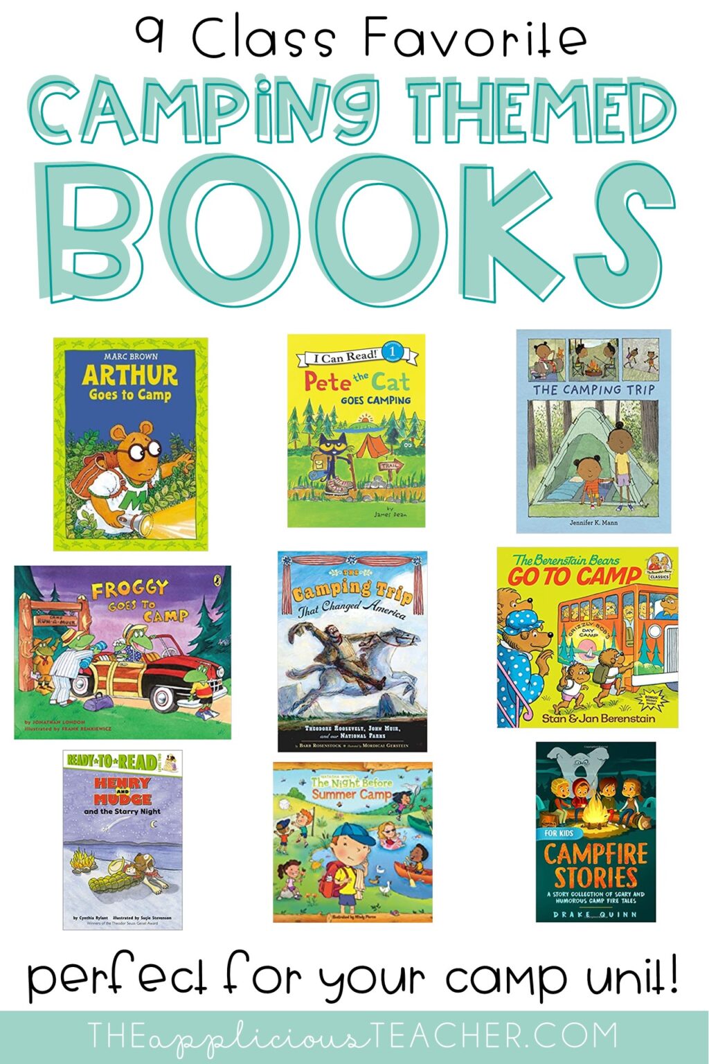 Must Read Camping Books for your Camping Theme Unit