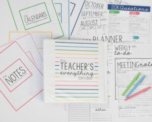 Teacher Binder: The Teacher's Everything Binder Set and How You Can ...
