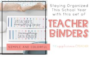 Teacher Binder: The Teacher's Everything Binder Set and How You Can ...