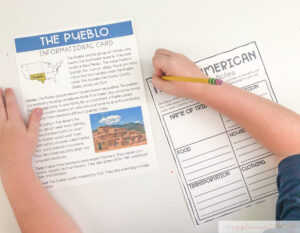 Native American Research Project Poster