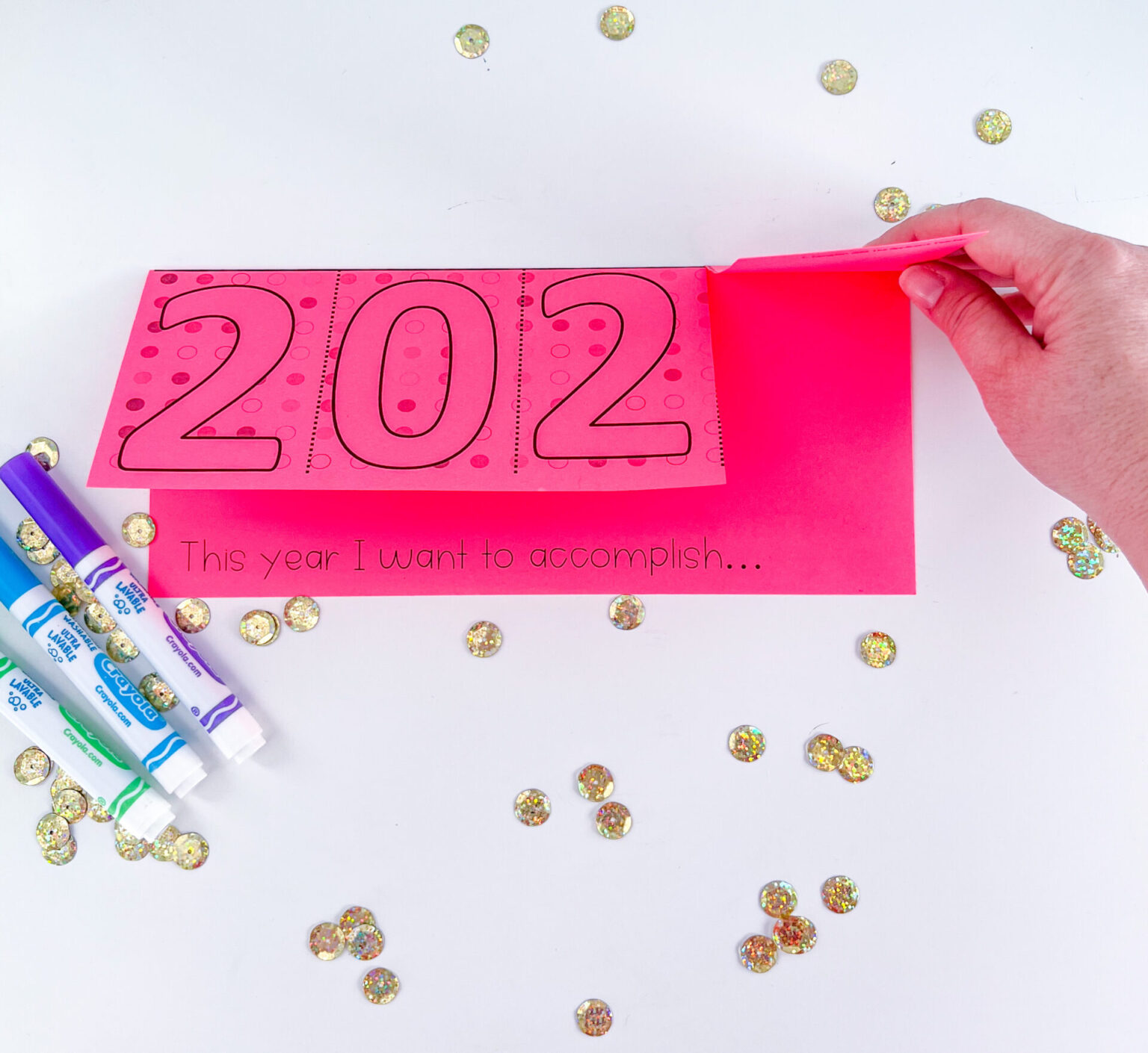 New Year's Resolutions Tab Book