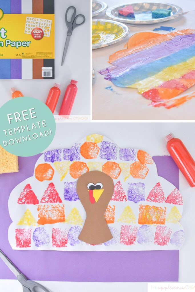 Turkey Placemat Craft for the Classroom